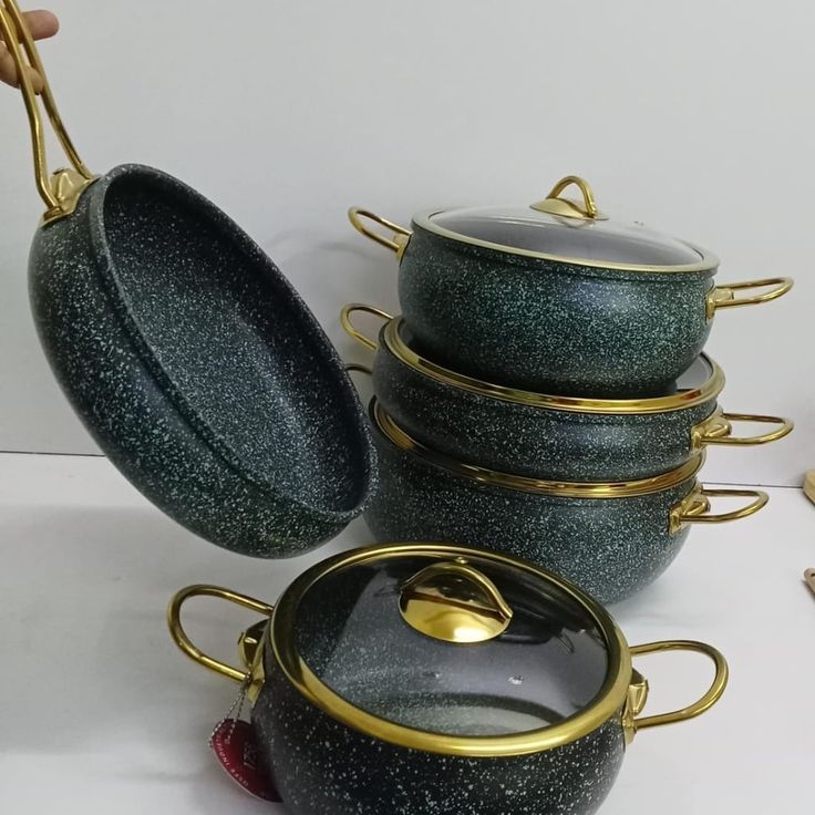 9PCS GRANITE COATING KITCHEN COOKWARE SET - Truenest appliances